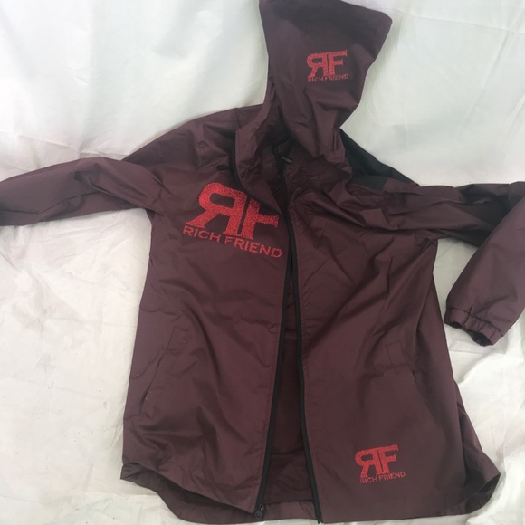Jackets & Coats | Rich Friend Redburgundy Jacket | Poshmark